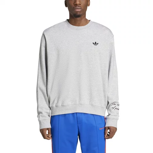 Sweatshirts adidas x Wales Bonner G Crewneck 'Medium Grey' (IW1172) | WSS