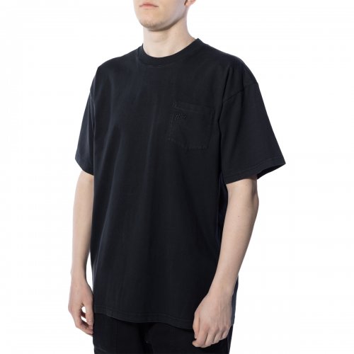 T-shirt Patta Basic Washed Pocket T-shirt 'Black' (WSH-PTS-003) | WSS